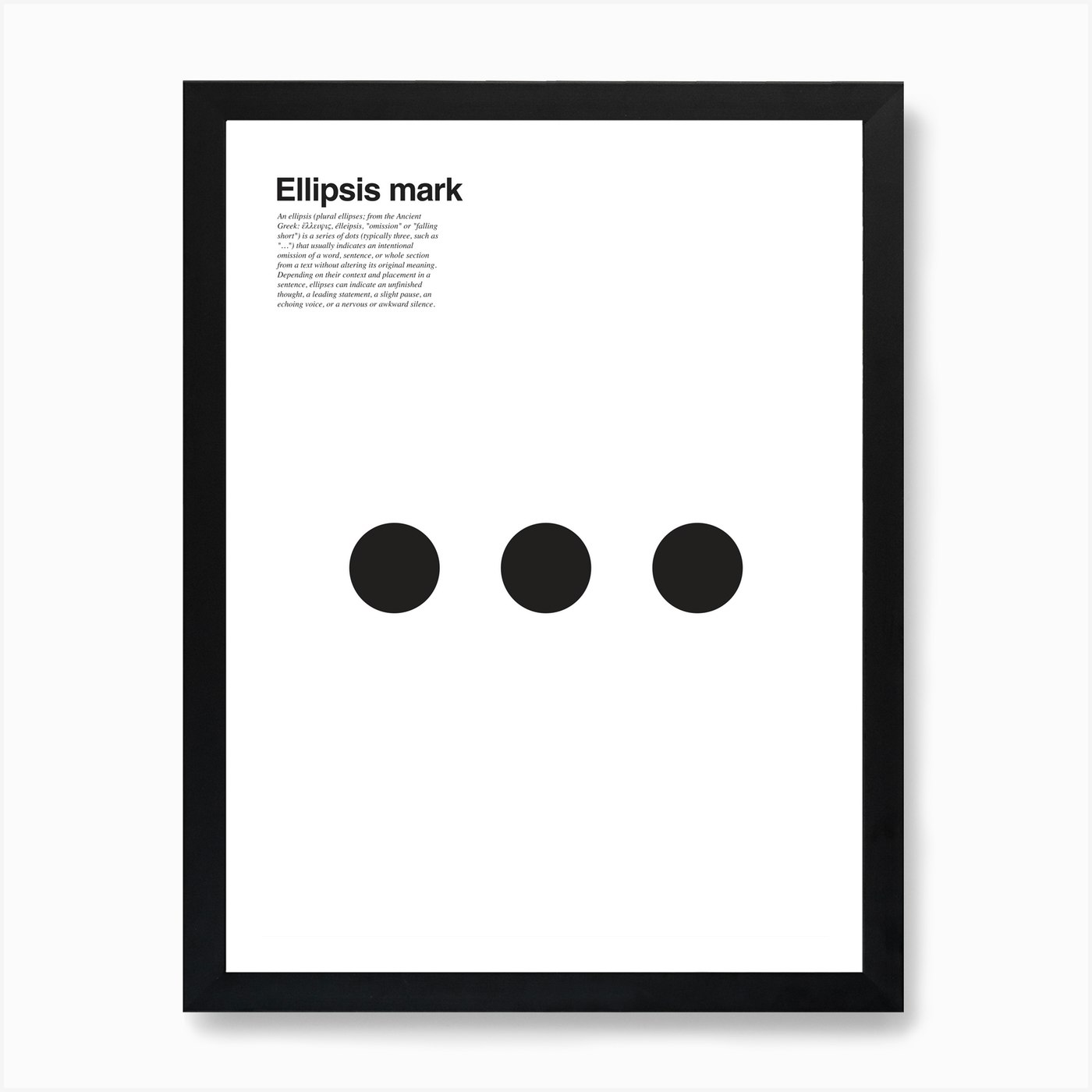 Ellipsis Art Print by LeDieg - Fy