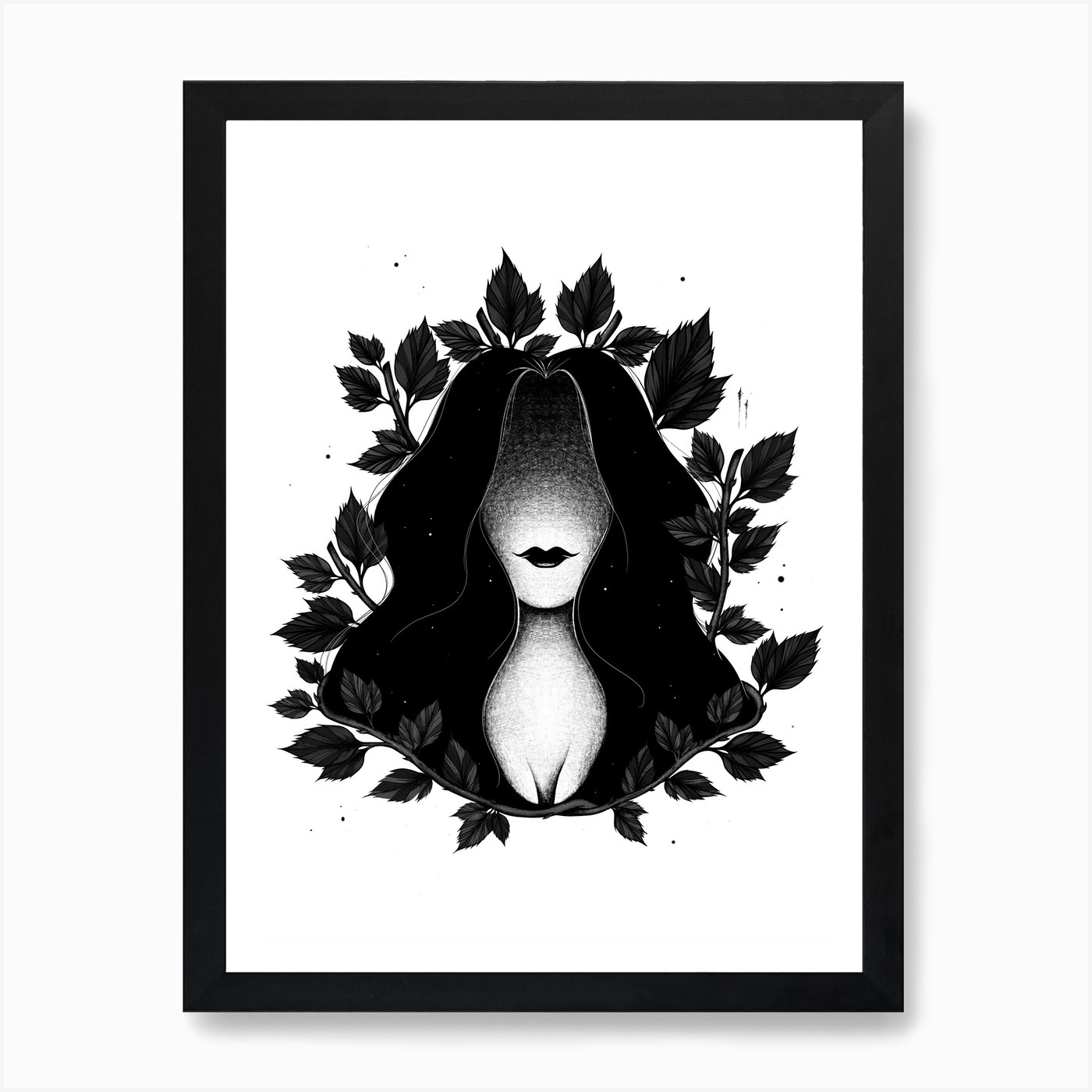 MORTICIA ADDAMS Art Print by LAURA STONE ART - Fy