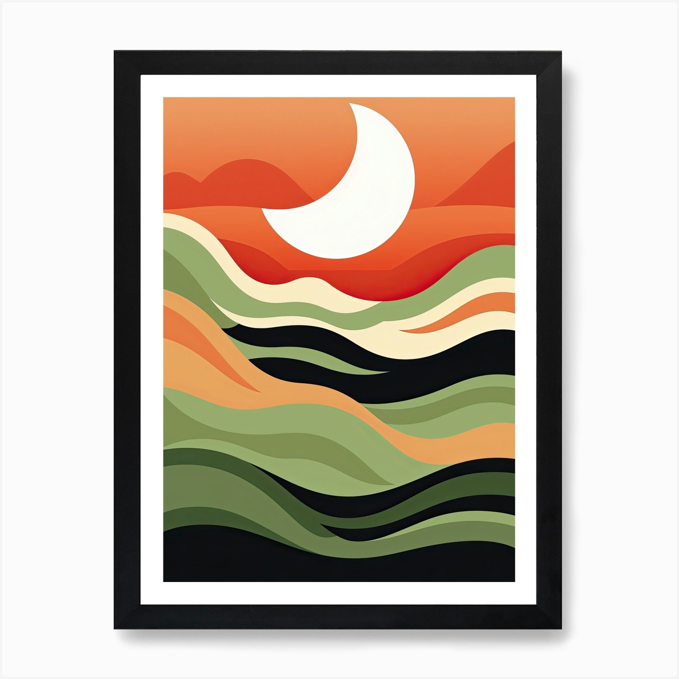 Risograph Rhapsody; Abstract Vintage Dreams Art Print by Art-Syndicate - Fy