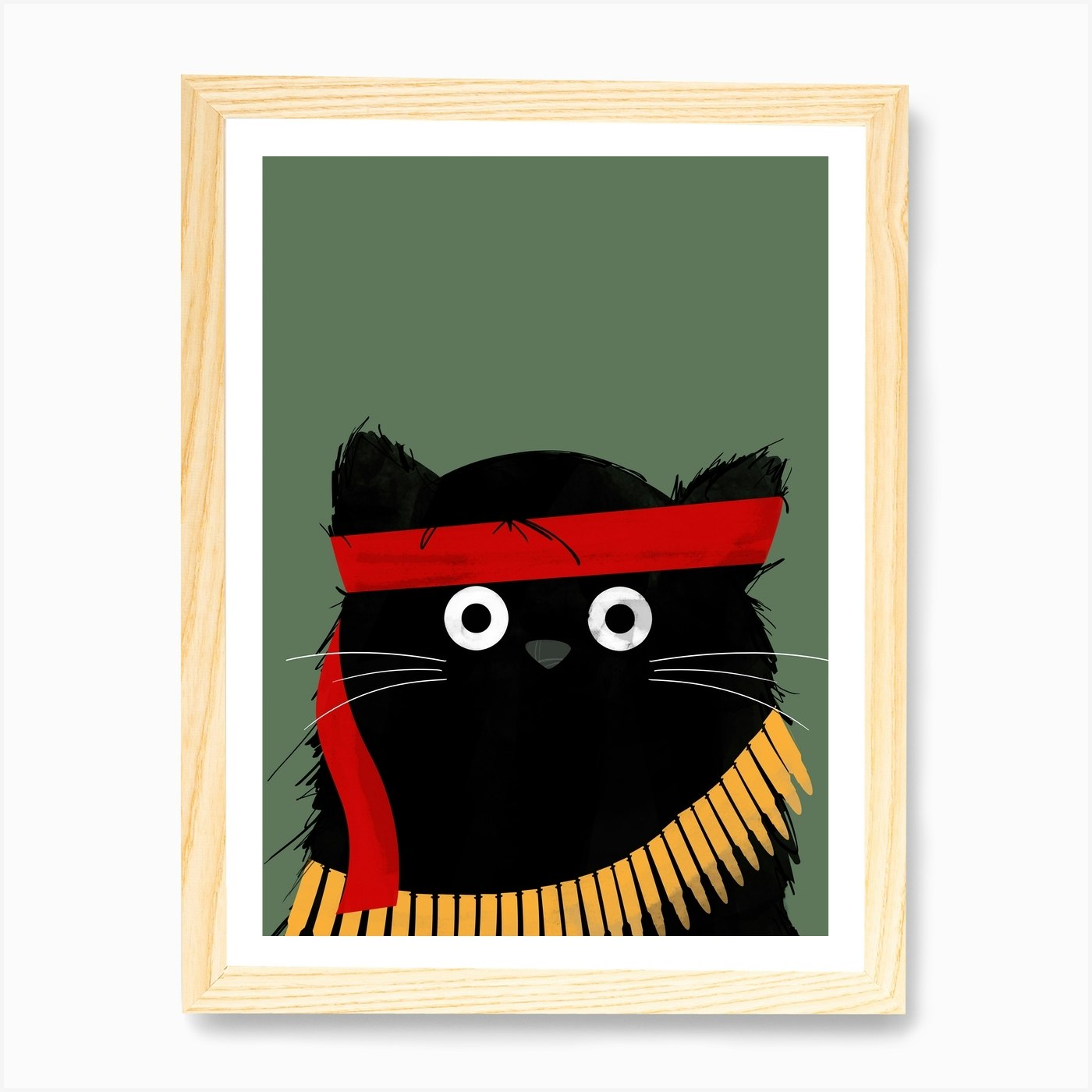 Cat Rambo Art Print by DOOZAL - Fy