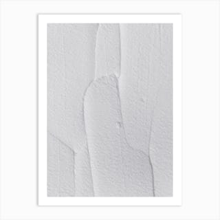 White Textures 3 Abstract Shapes Canvas Print by Studio Nahili - Fy