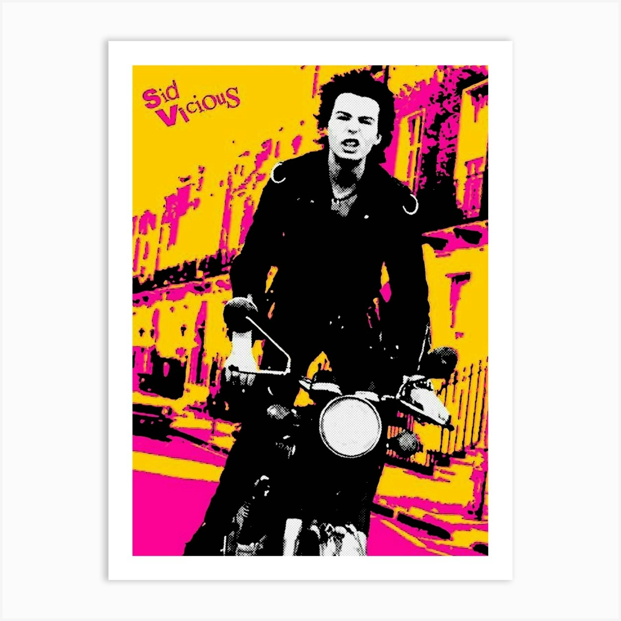 Sid Vicious Sex Pistols Band Music 2 Art Print By Music Soul Fy