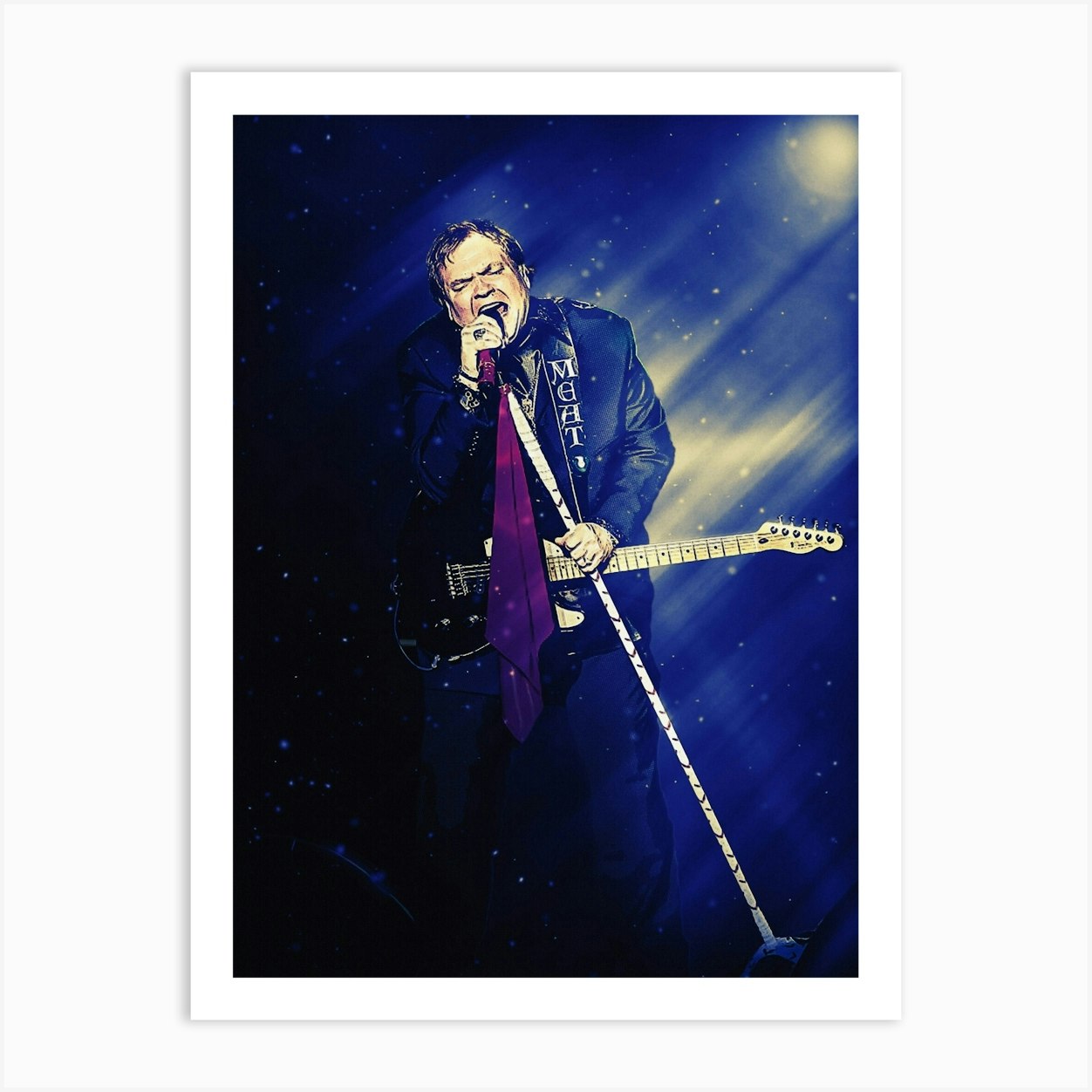 Superstars Of Meat Loaf Art Print By Gunawanrb Fy