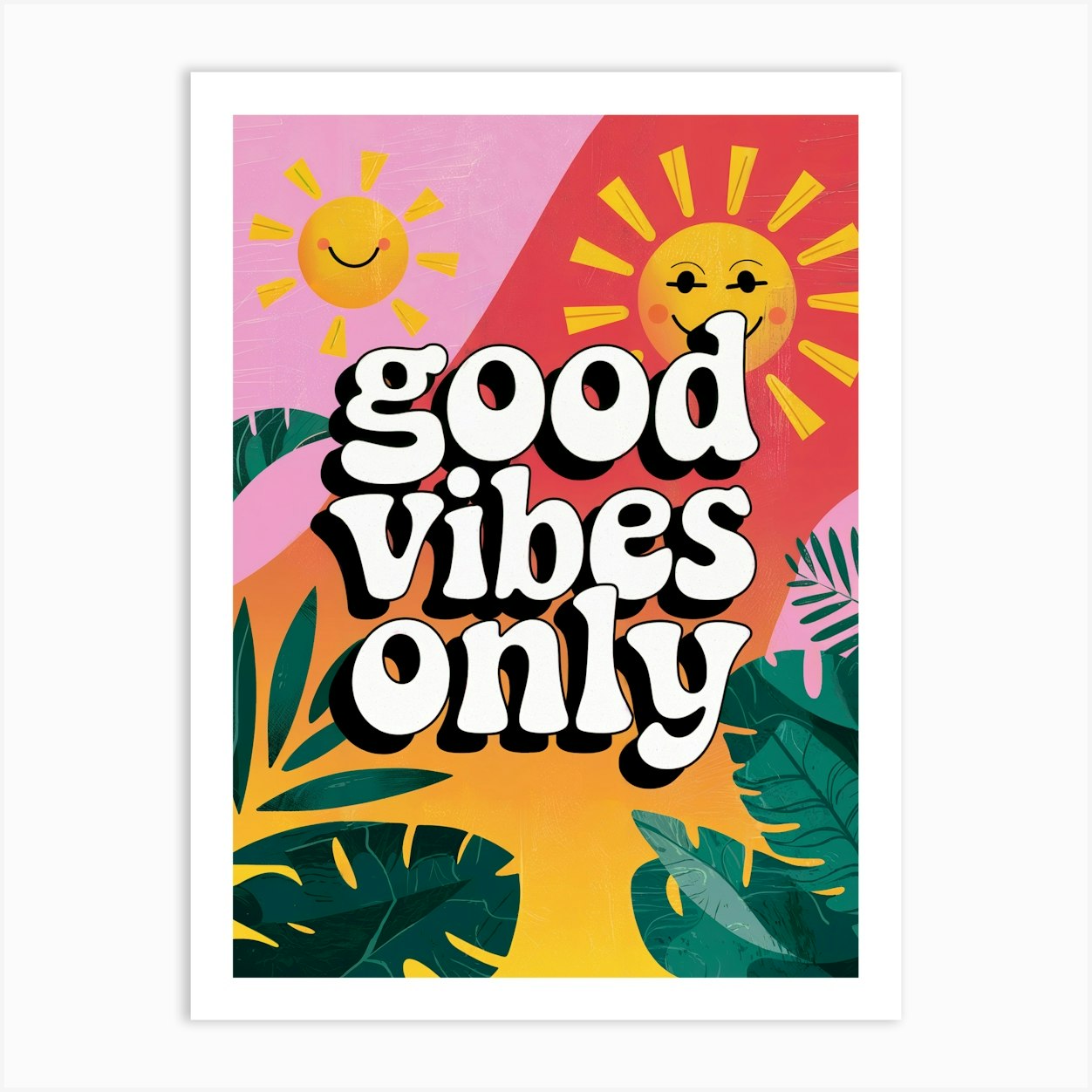 Good Vibes Only 27 Art Print by Timart - Fy