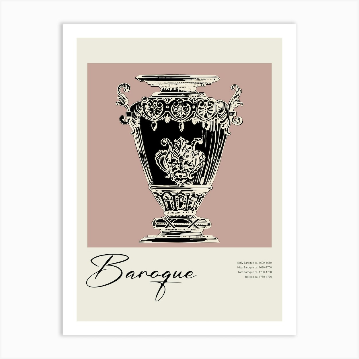 Architecture Era Baroque Art Print by DESIGN D'annick - Fy