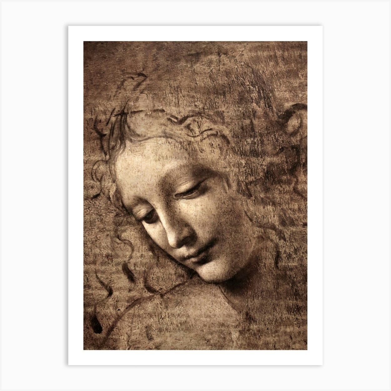 La Scapigliata, Leonardo Da Vinci Art Print by Fy! Classic Art Prints and Posters - Fy