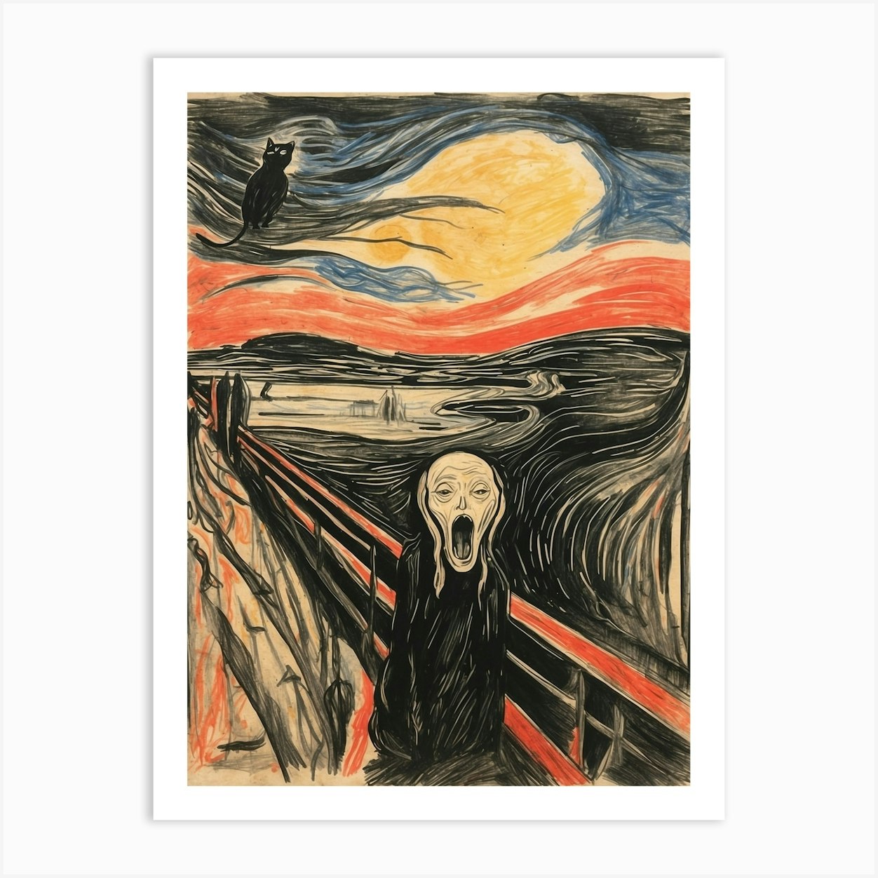 Scream Art Print by PlayPlusFollow - Fy