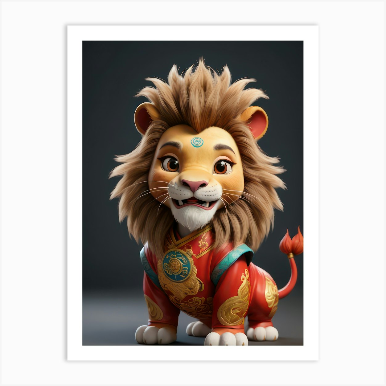 Lion King Art Print By Eye Of Odin Fy
