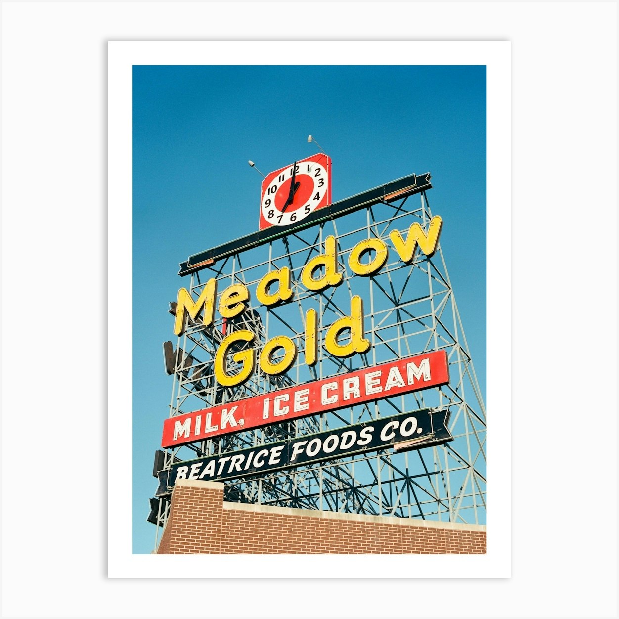 Route 66 Tulsa III on Film Art Print by Bethany Young - Fy