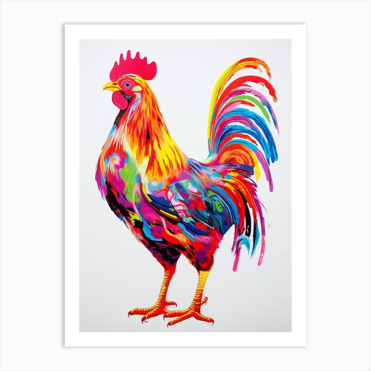 Chicken painting store