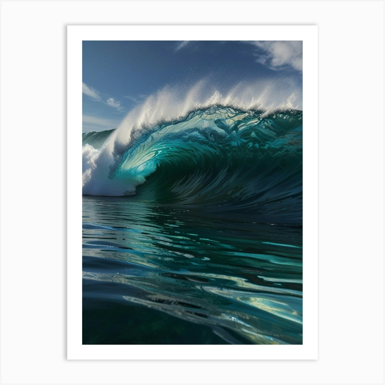 Big Wave Art Print by Fantasy24 - Fy