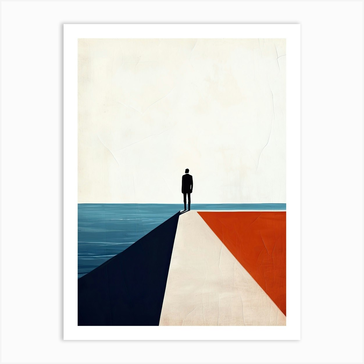 Man, Minimalism Art Print by Art-Syndicate - Fy