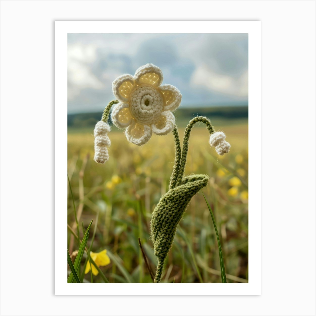 Lili Of The Valley Knitted In Crochet 3 Art Print by Bubblegum Kitsch - Fy