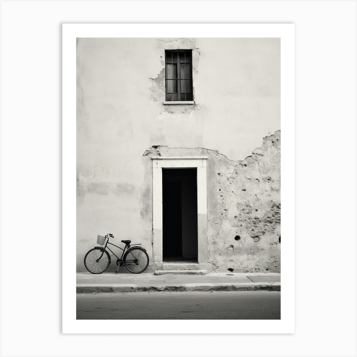 Alghero Italy Black And White Analogue Photography 2 Art Print By