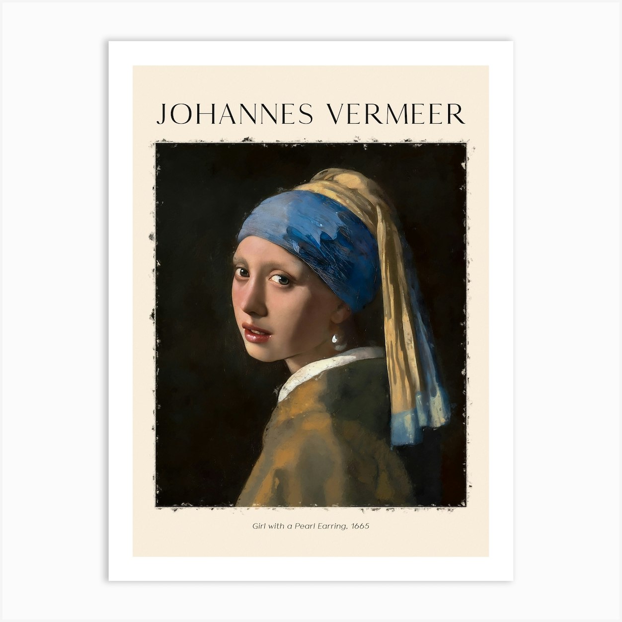 Johannes Vermeer Art Print by Print Rocker - Fy