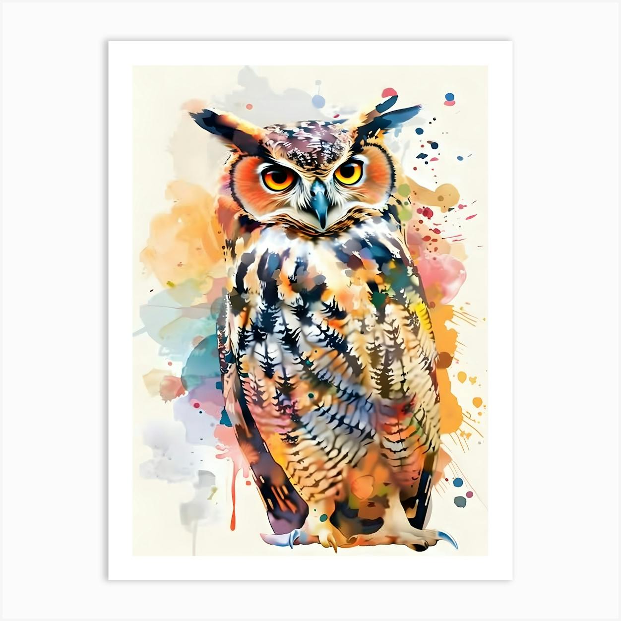 Owl artwork store