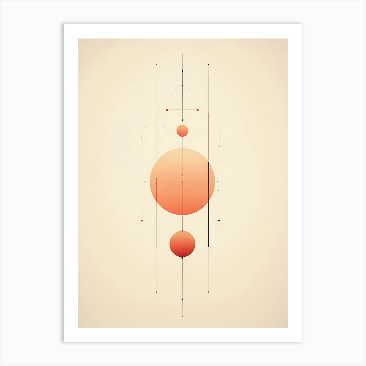 Minimalist Geometry Abstract Illustration 23 Art Print by Abstract Art ...