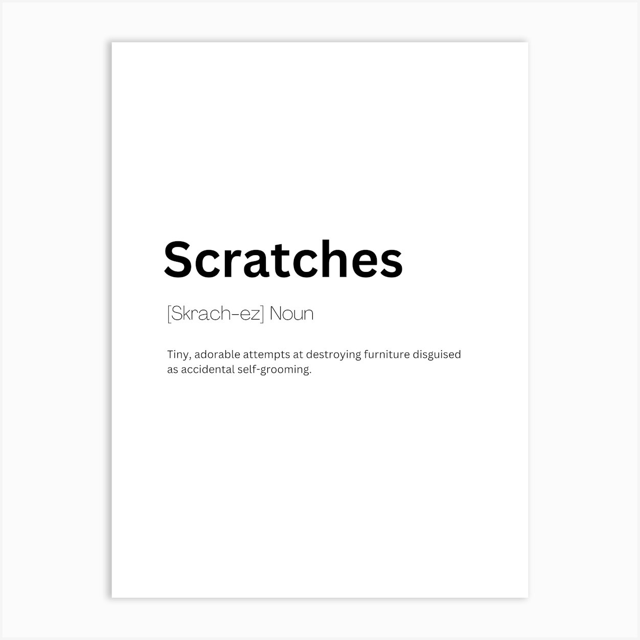 Scratches Definition Meaning Art Print by Kaigozen - Fy