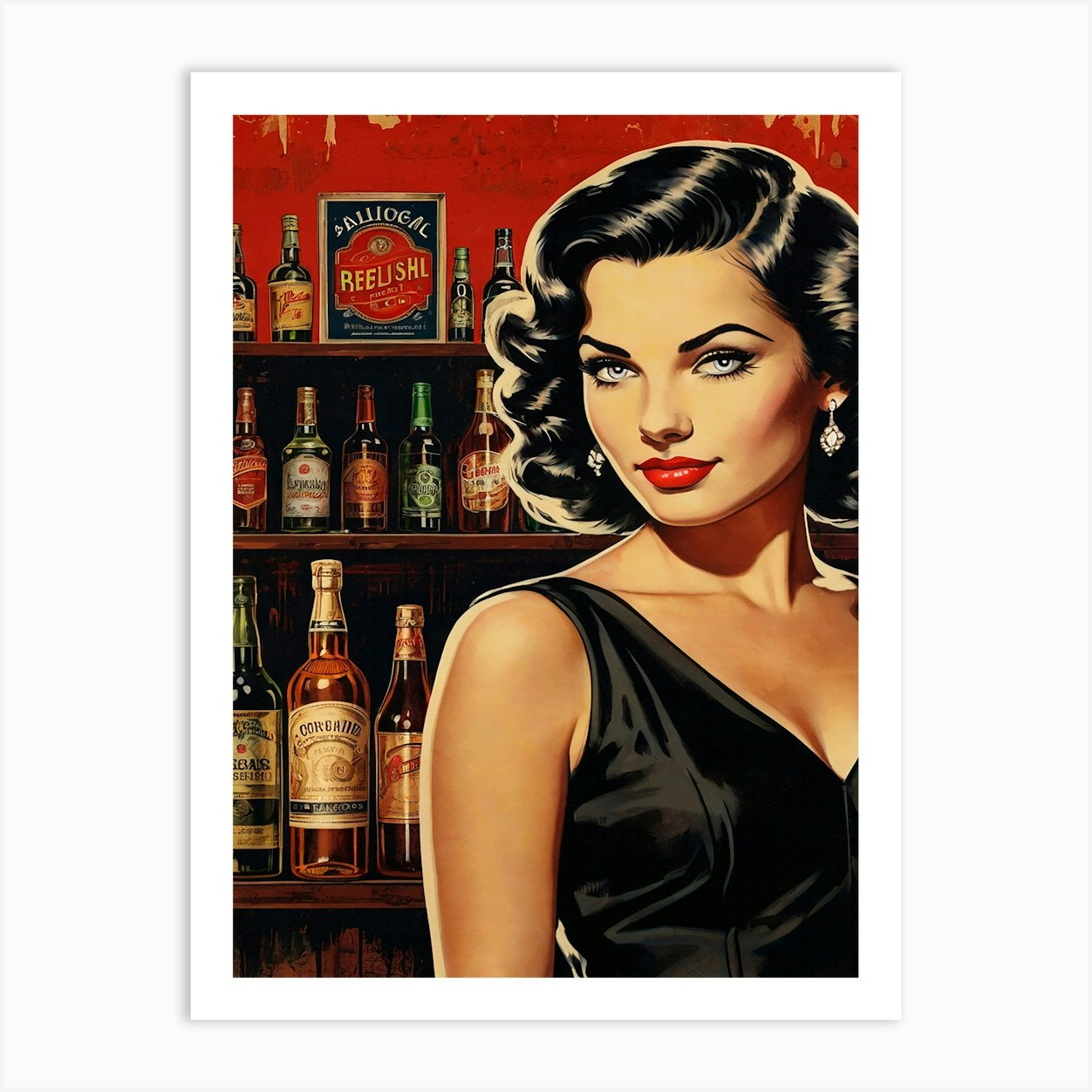 Vintage Poster Art Print By Maiia Fy