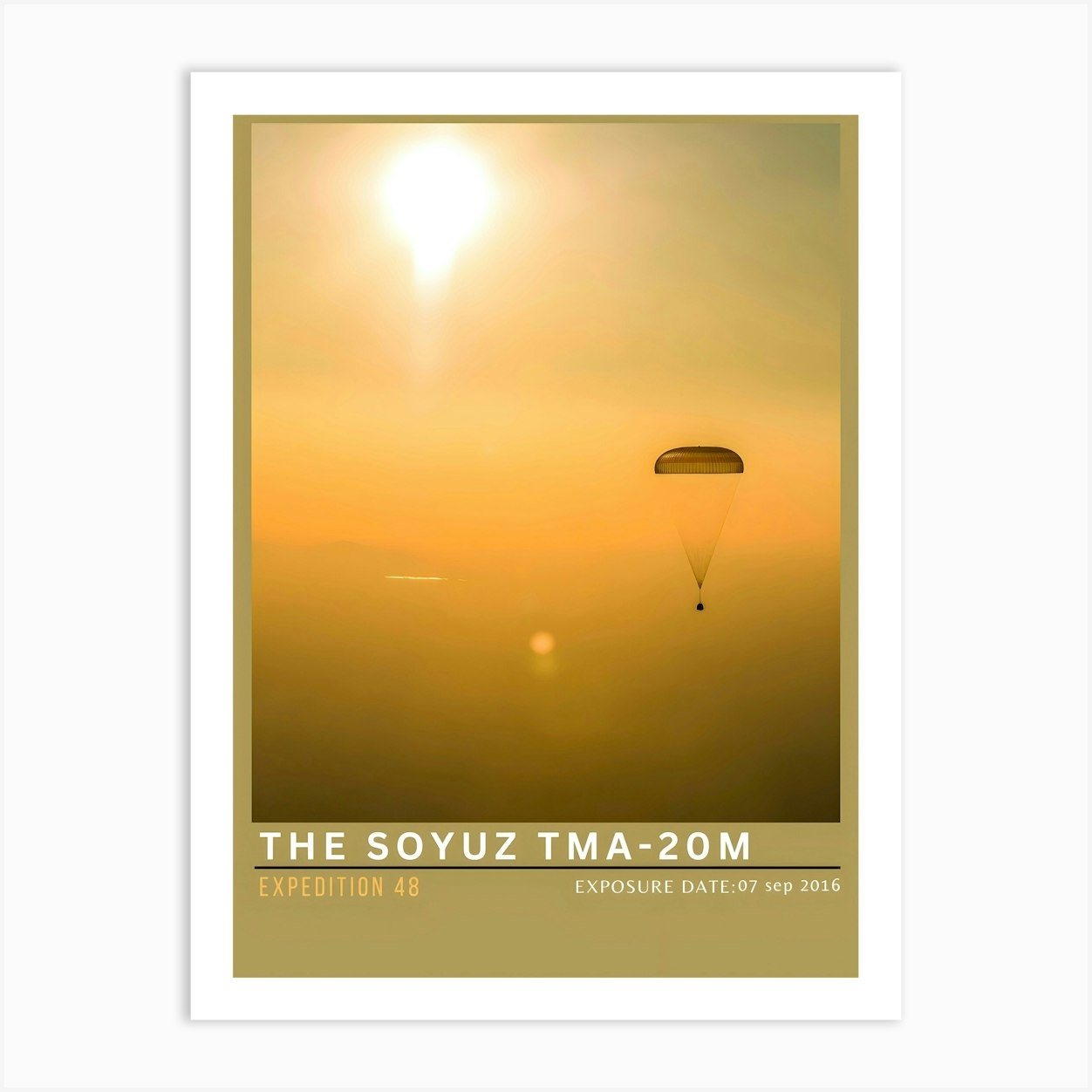 Soyuz Tma 20 Art Print by ArtMart - Fy