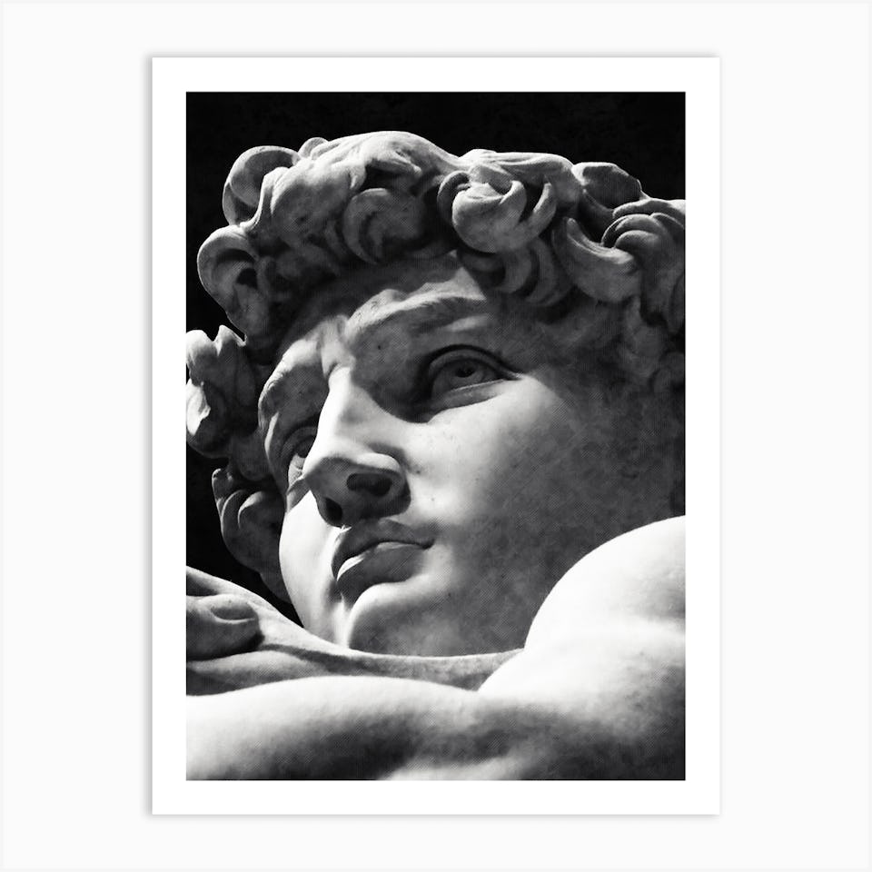 Low Angle View Of David Canvas Print by Underdott Art - Fy