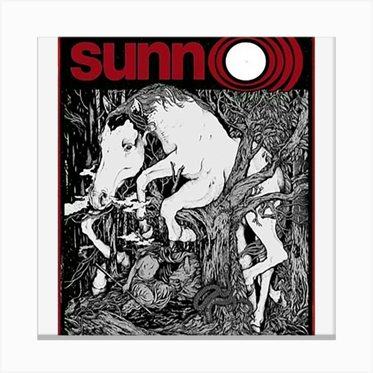 Sunn O Merch Canvas Print by Dul Store - Fy