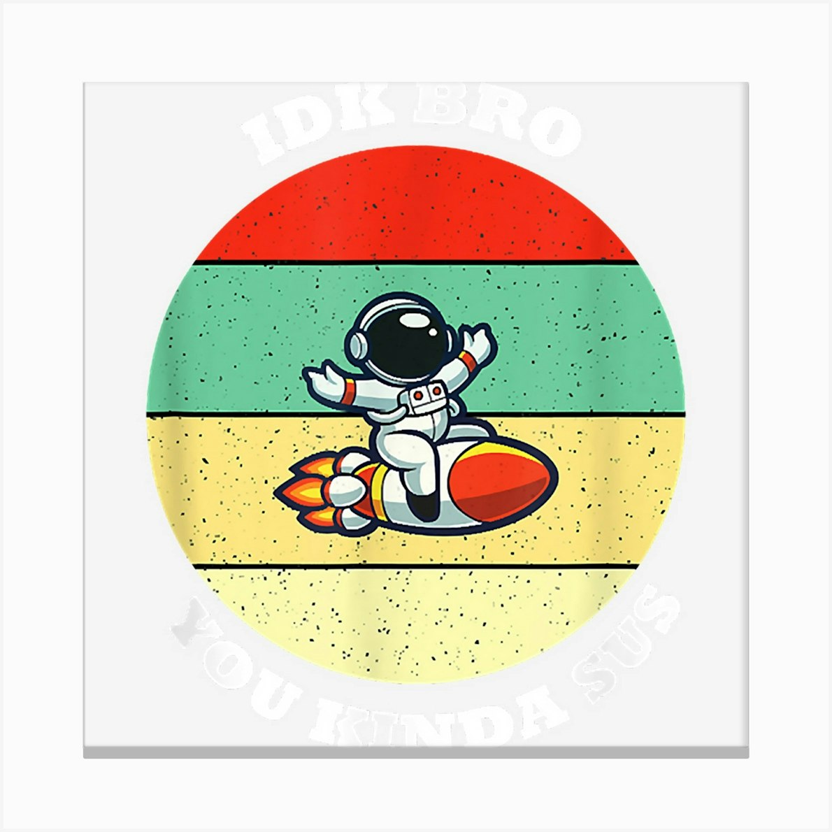 Idk Kinda Among Vintage Costume Game Us Sus Funny Canvas Print by MashArt - Fy