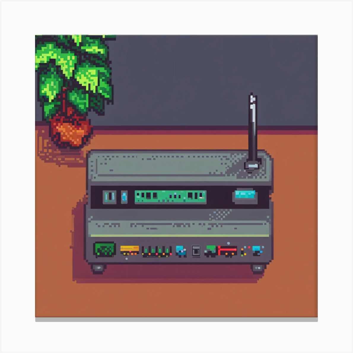 Pixel Art 25 Canvas Print By Muddasir Fy