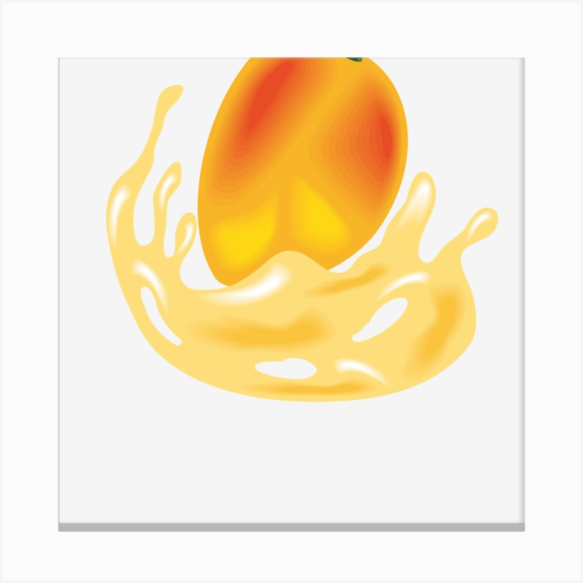 Fresh mango Canvas Print by Badra - Fy