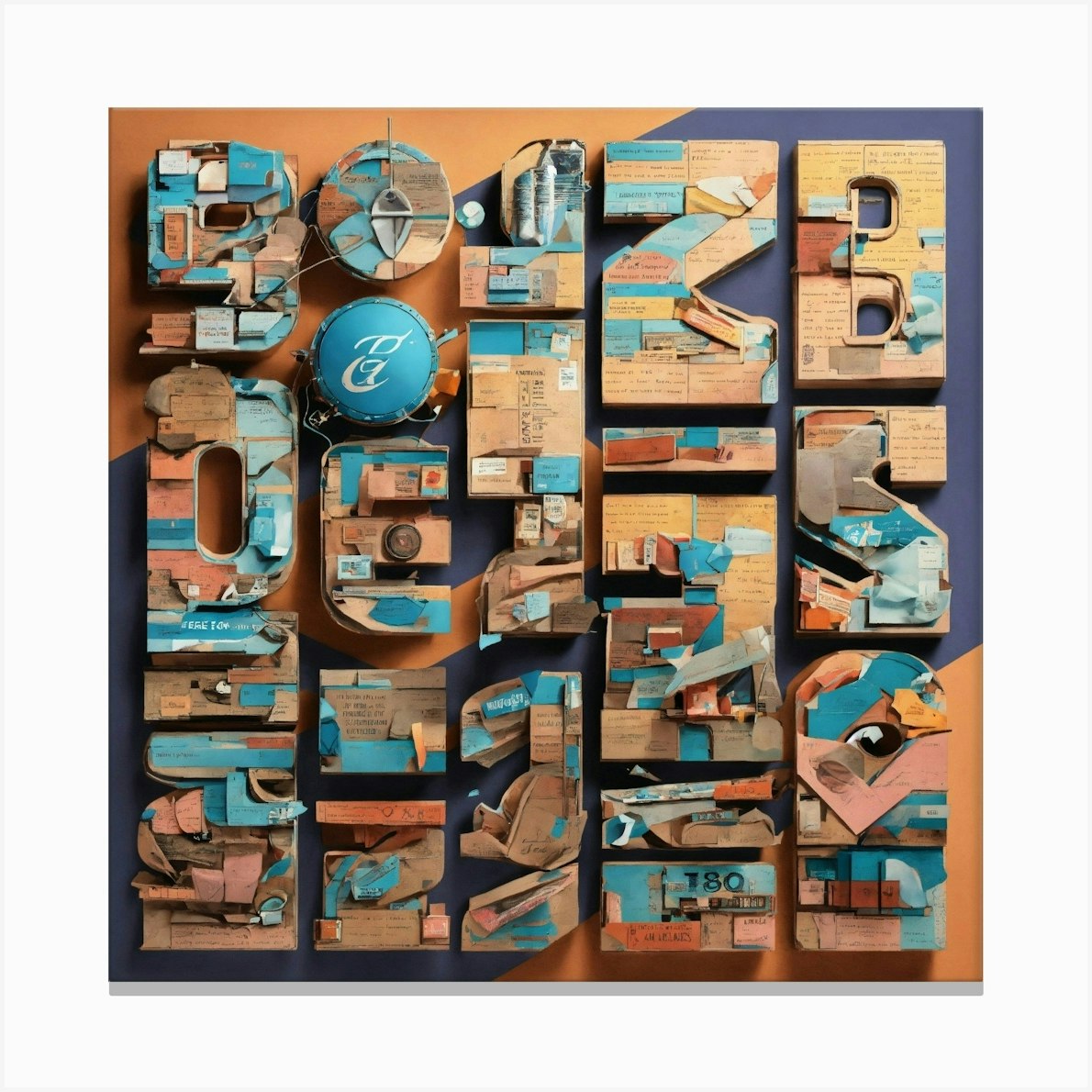 uture|nostalgic branding, [cartoon]_smoke, knolling layout, logo concept sheet, time travel ...