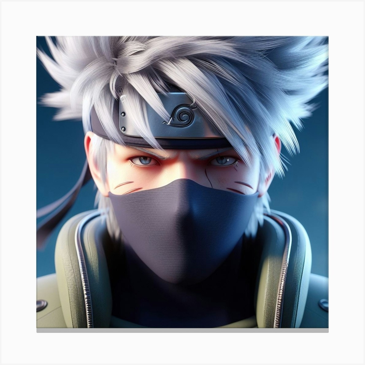 Kakashi Sensei 13 Canvas Print by Mohamad Azri Azmi - Fy