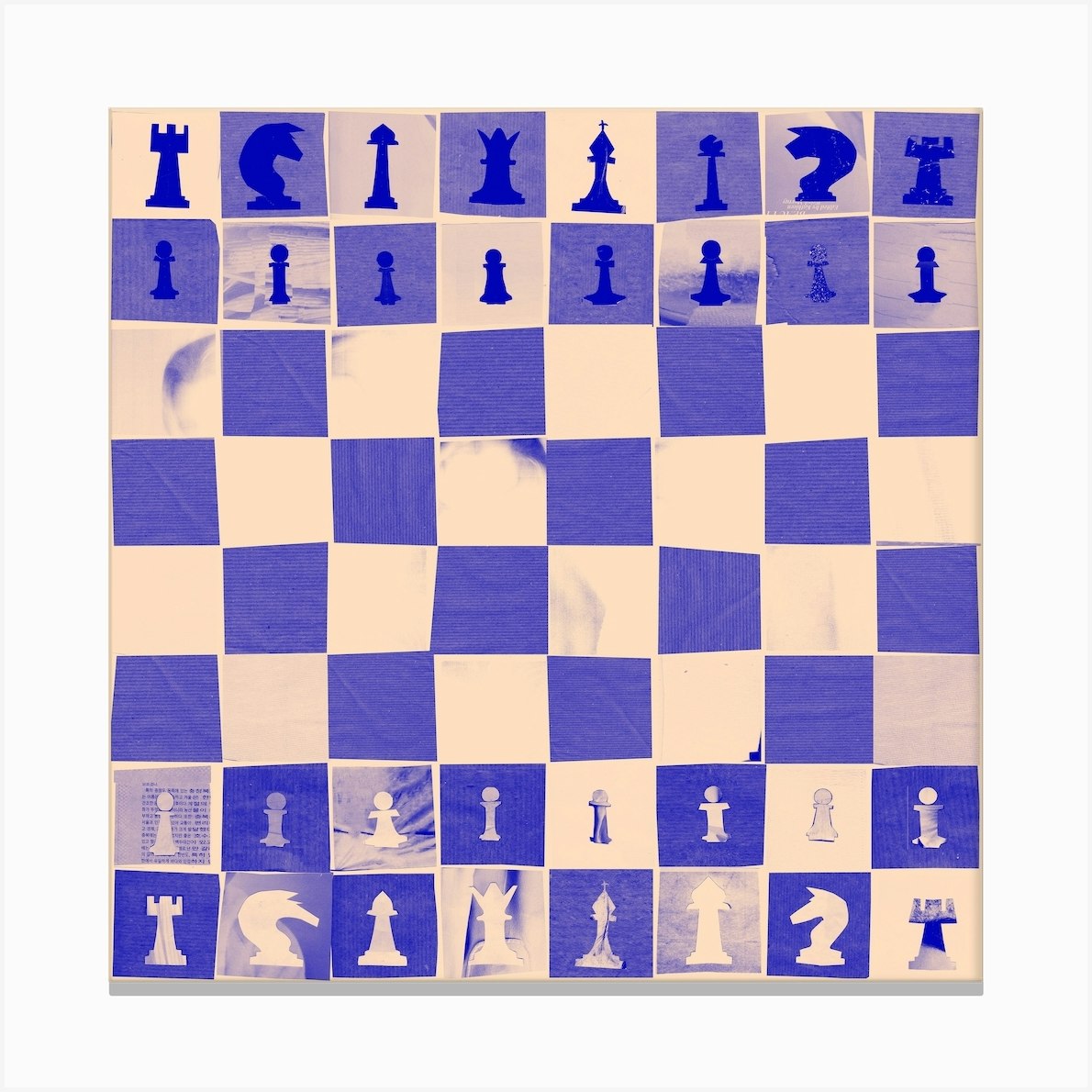 Chess Collage Canvas Print by Sophie Filomena - Fy