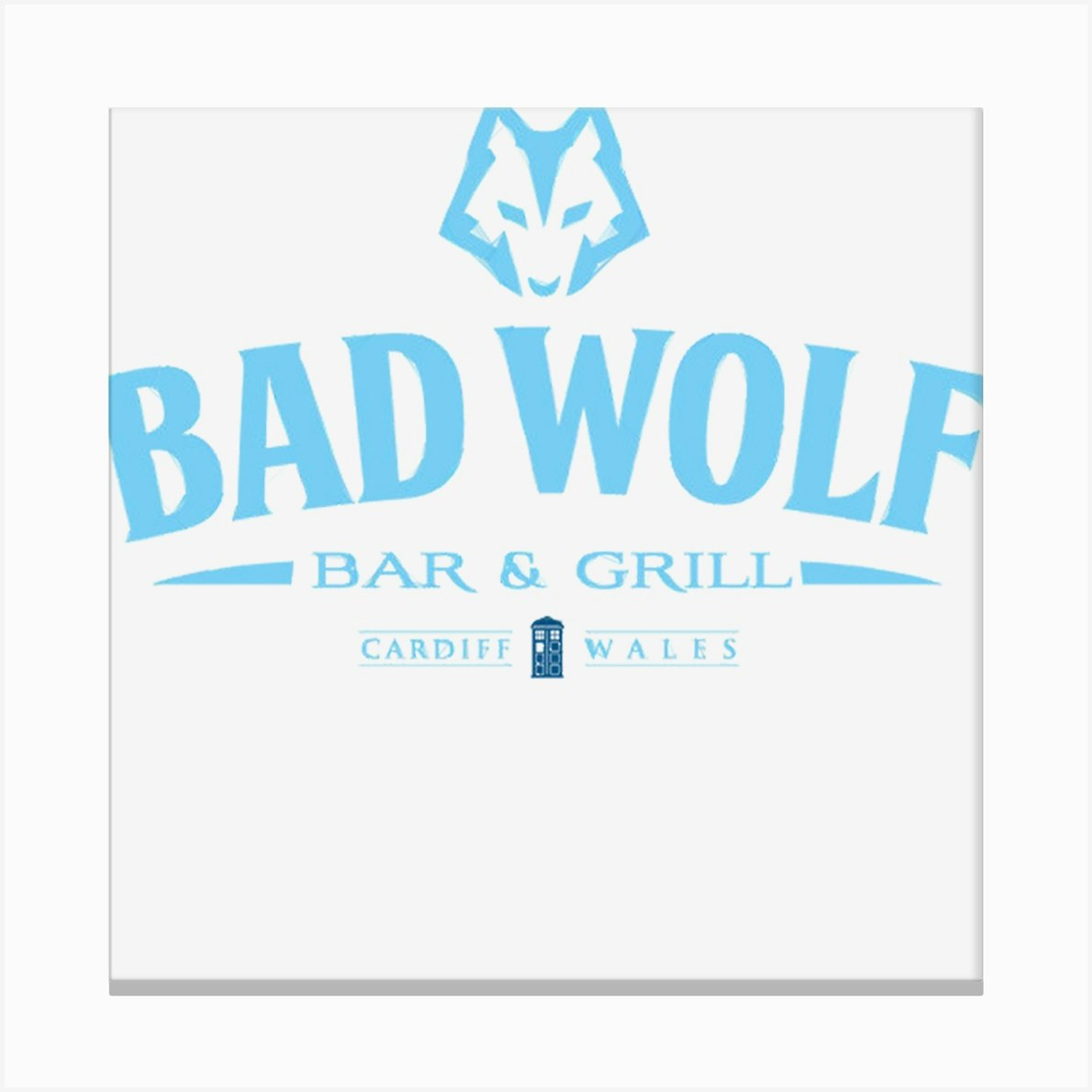 Bad Wolf Bar And Grill 1 Canvas Print by RedlyStore - Fy