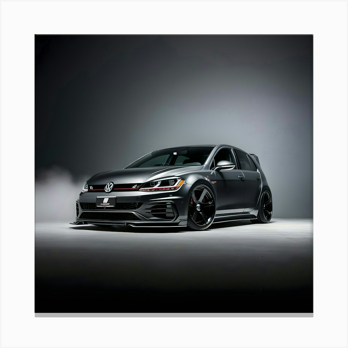 Volkswagen Golf R 3 Canvas Print by DJFicko - Fy