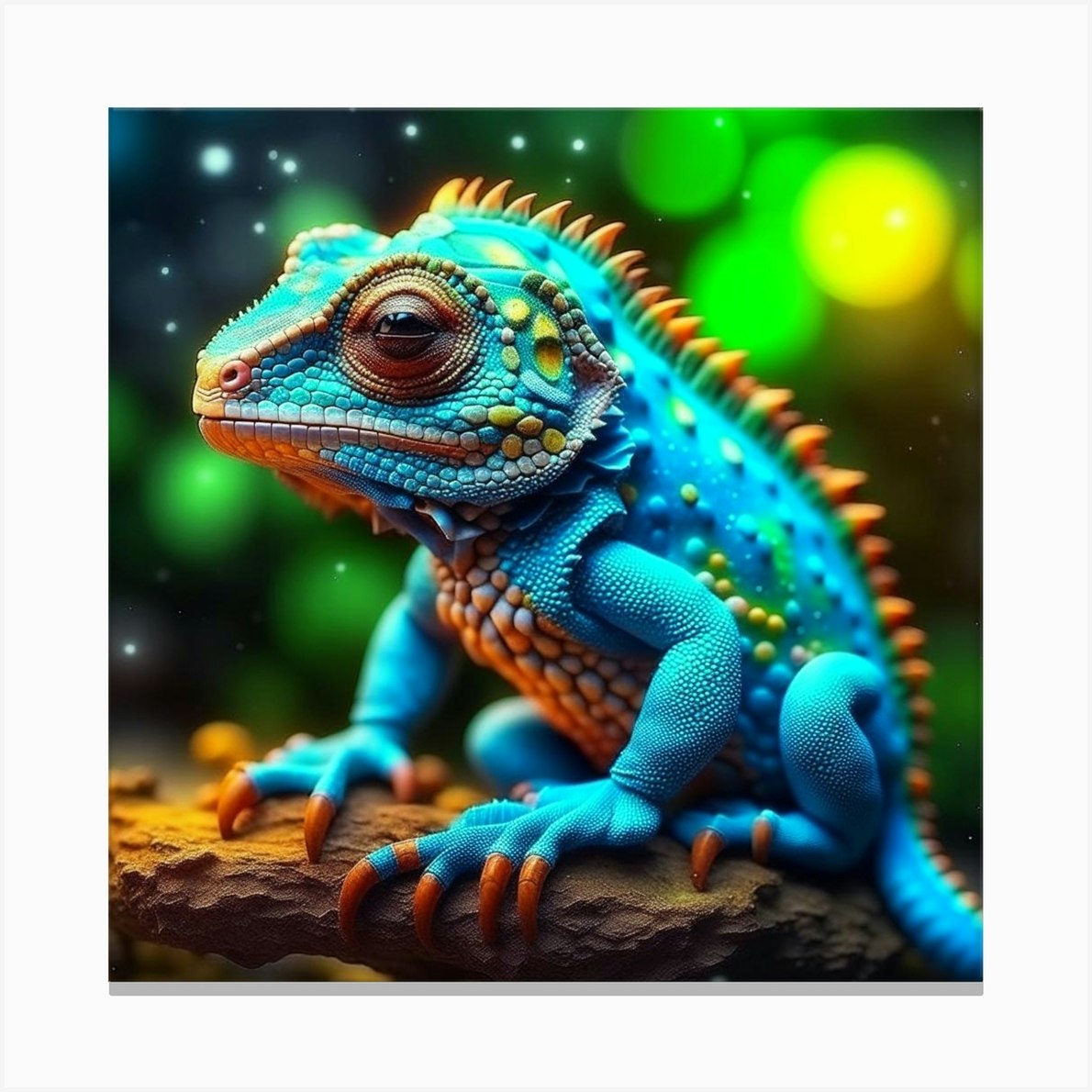 Chameleon1 Canvas Print by Genky - Fy
