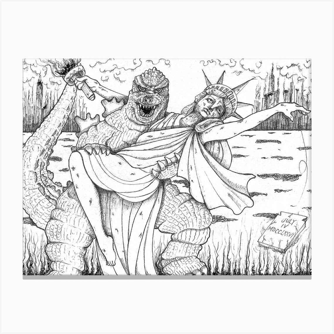 Apocalypse Canvas Print by Art Nemu - Fy