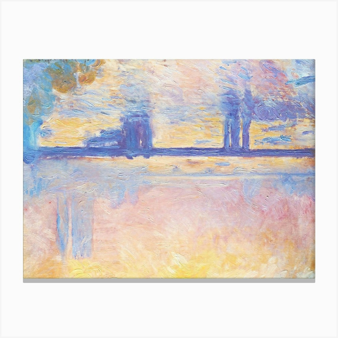 Claude Monet - The Bridge Canvas Print by Hype Prints - Fy