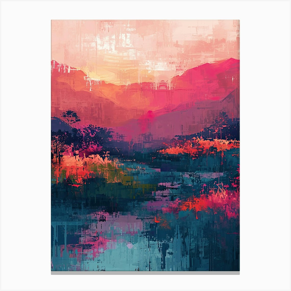 Bitmap Brooks | Pixel Art Series Canvas Print by Art-Syndicate - Fy