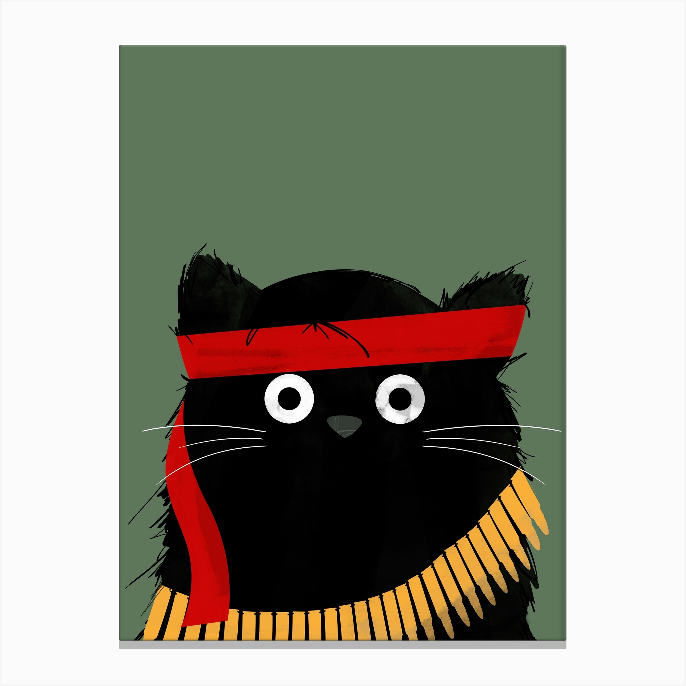 Cat Rambo Canvas Print by DOOZAL - Fy