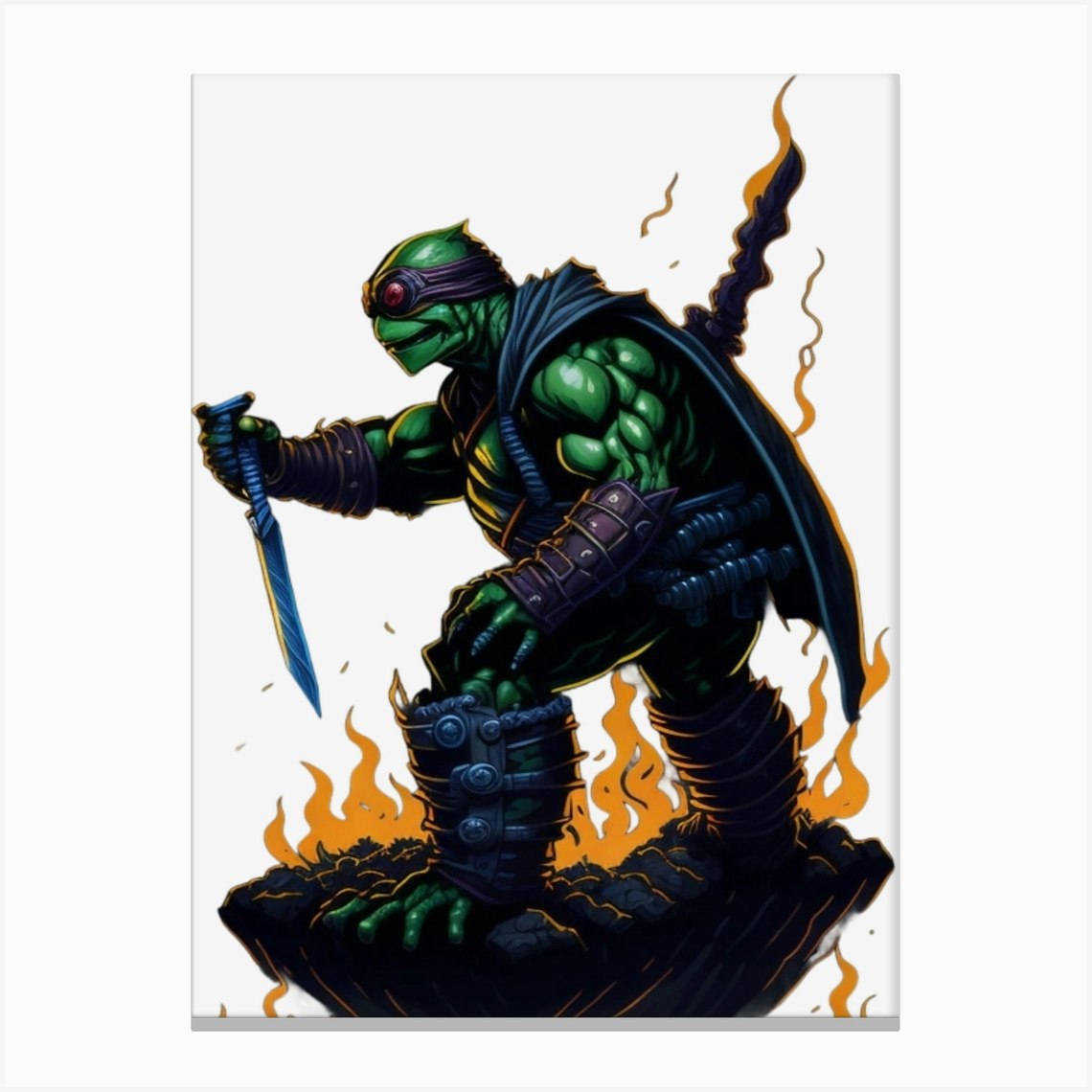 Teenage Mutant Ninja Turtles 5 Canvas Print by Genky - Fy