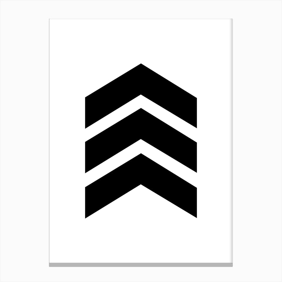 Chevron Art Print by Studio Mottos - Fy
