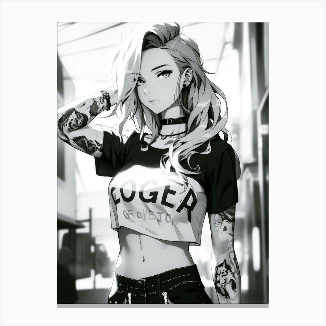 Sensual Blonde Anime Allure A Beautiful Girl From The World Of Black