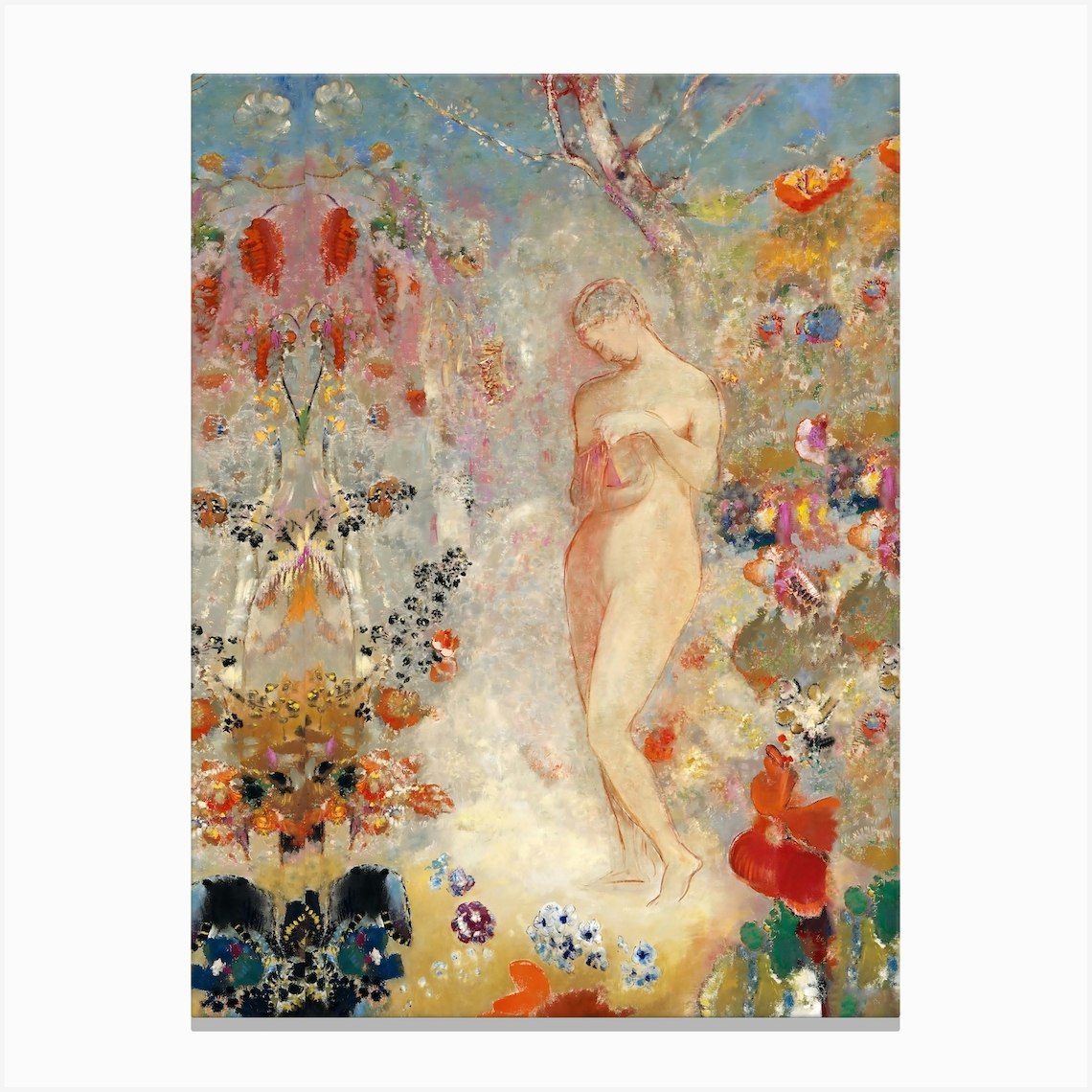 Pandora 1914 Odilon Redon Canvas Print By Fy Classic Art Prints And