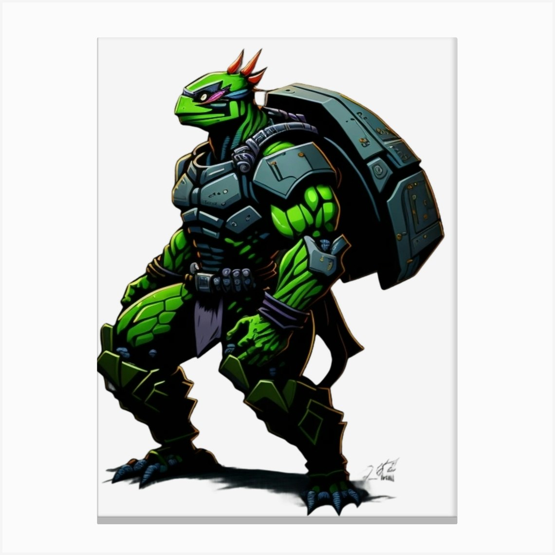 Teenage Mutant Ninja Turtles 6 Canvas Print by Genky - Fy