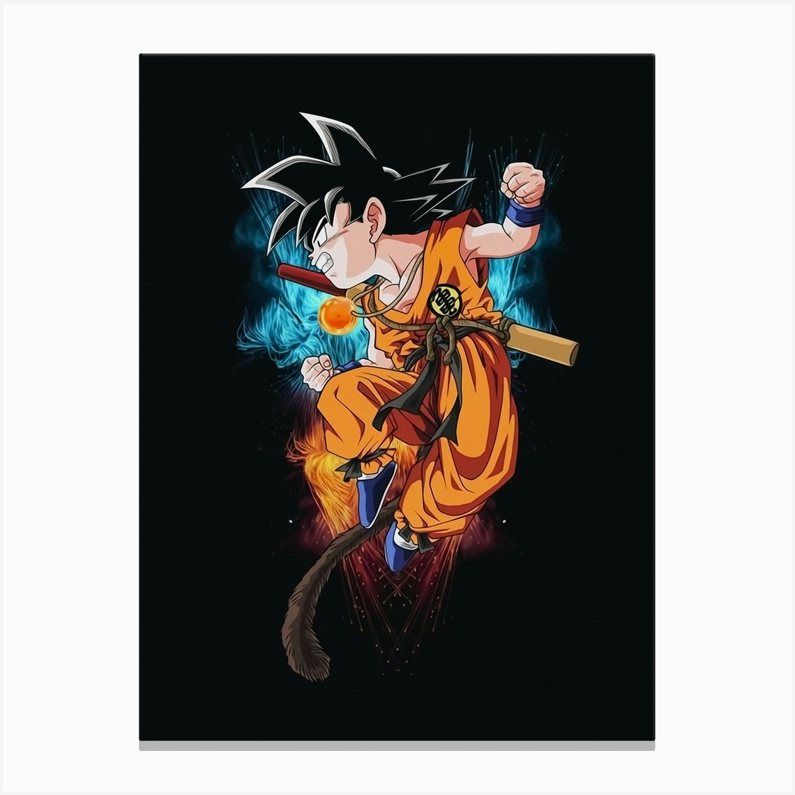 Dragon Ball Anime Poster 1 Canvas Print By Doublet Fy