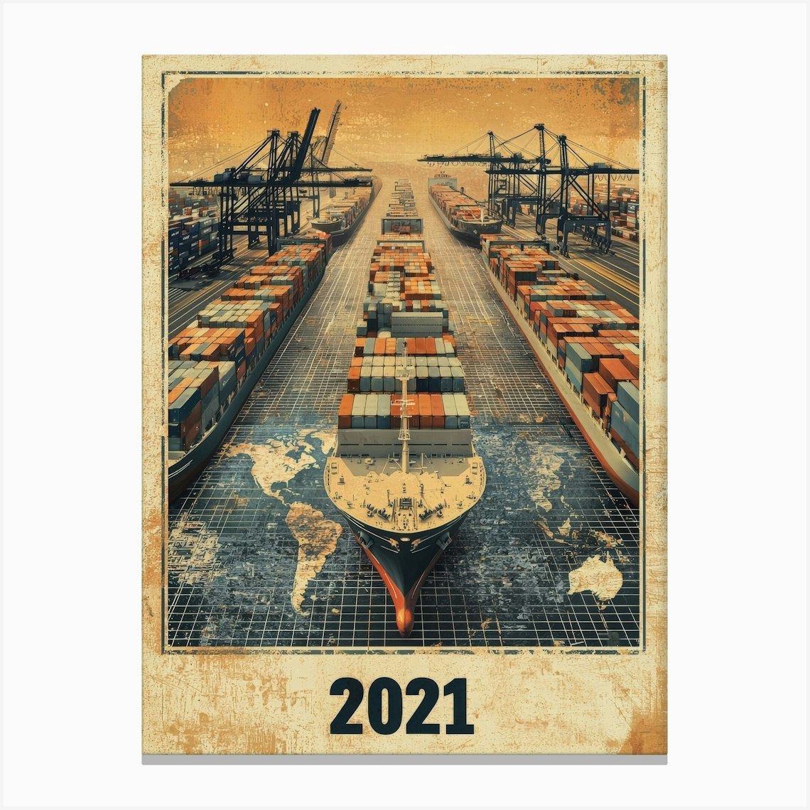 Aihrgdesign A Dramatic Logistics Poster Visualizing The Globa A89f9870 795a 47e9 9e14 ...