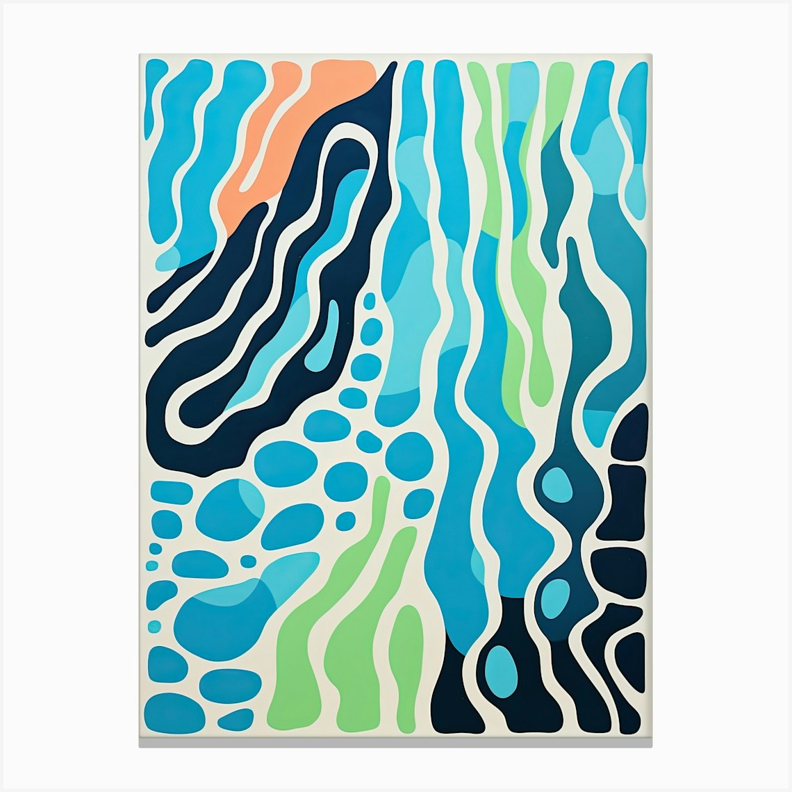 Morphing Bloom Sci Fi Biomorphic Flow Canvas Print by Bauhaus-Syndicate - Fy