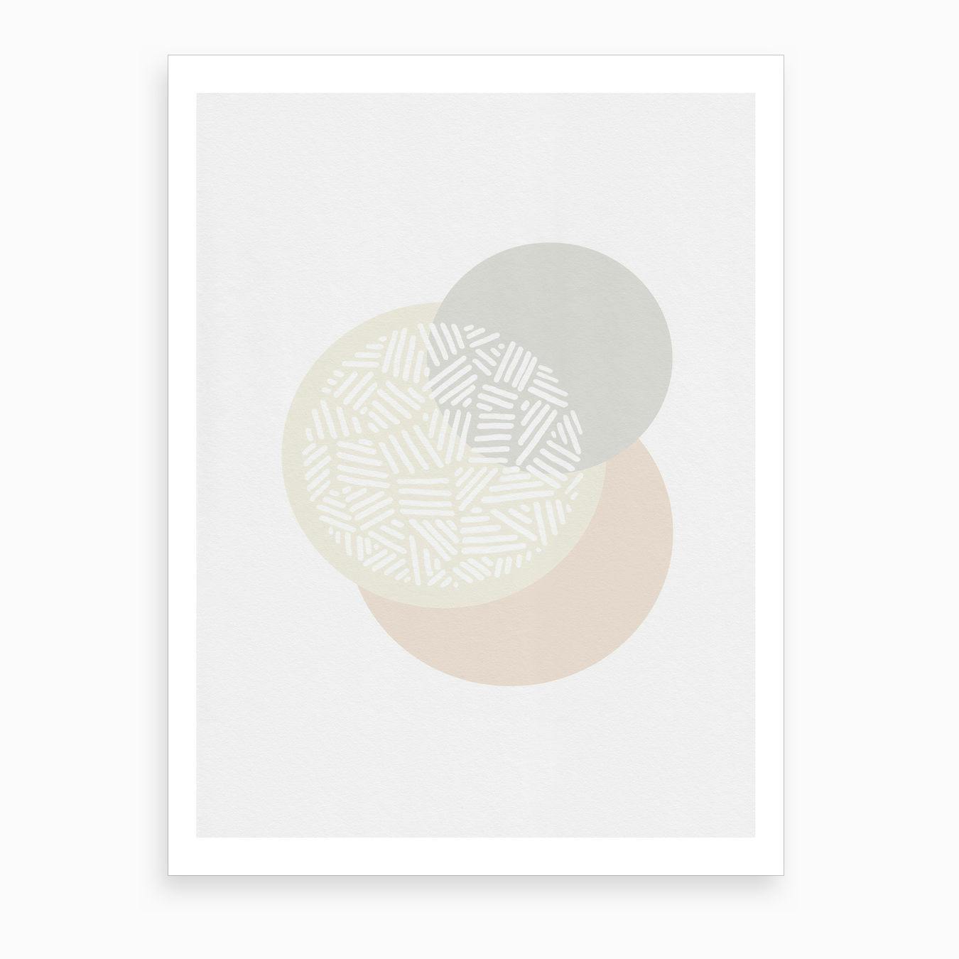 Minimalist Geometric I Art Print by Orara Studio - Fy