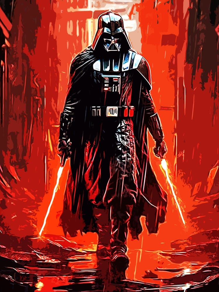 Darth vader artwork store