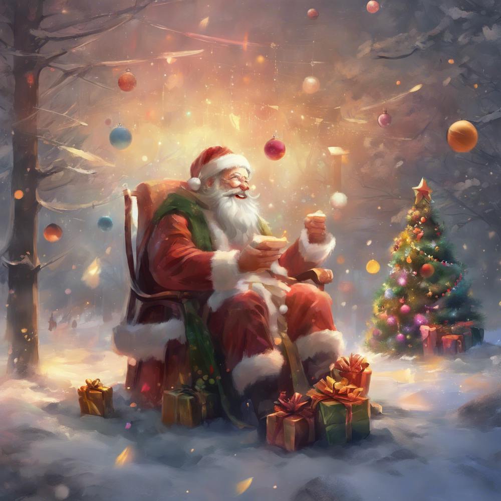 Santa claus art store